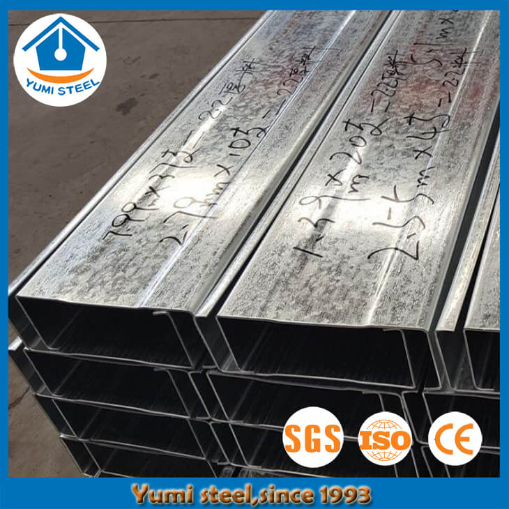High-strength C100 Purlin Steel Frames for Steel Shed - Buy C Section ...