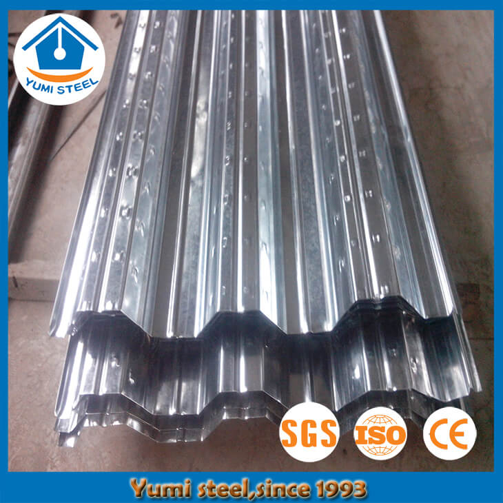 Galvanized Corrugated Steel Deck Sheets for Concrete Slab - Buy Steel ...