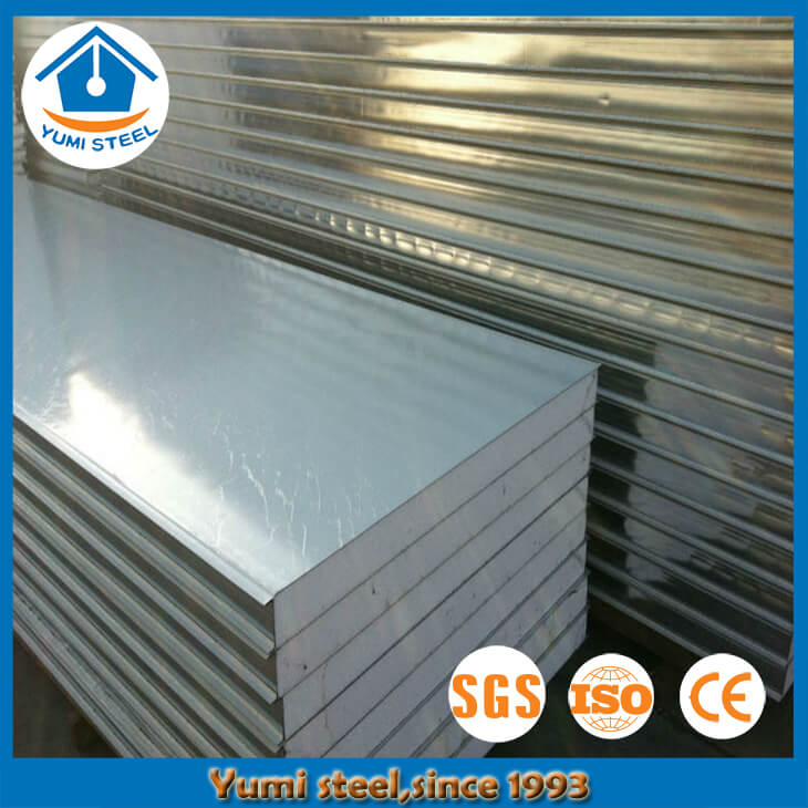 50mm EPS Insulated Steel Sandwich Wall Panels - Buy Insulation sandwich ...