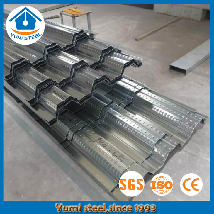 Galvanized Corrugated Steel Deck Sheets for Concrete Slab - Buy Steel ...
