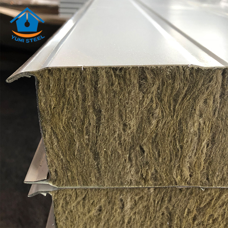 75mm Heat Insulation Rockwool Sandwich Wall Panel - Buy Fireproof ...