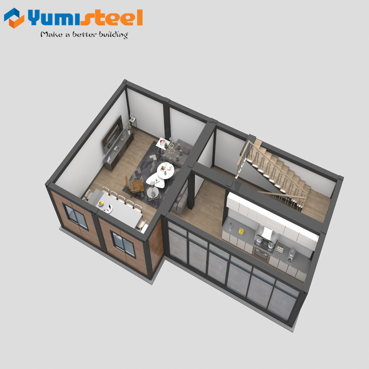 Customized Modern Container Tiny House for Vacation - Buy Easy Install ...