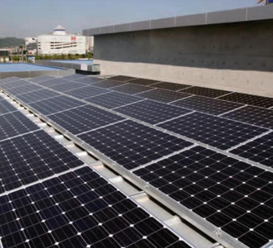 Standing Seam Rockwool Sandwich Panels Solar Mounting Photovoltaic ...