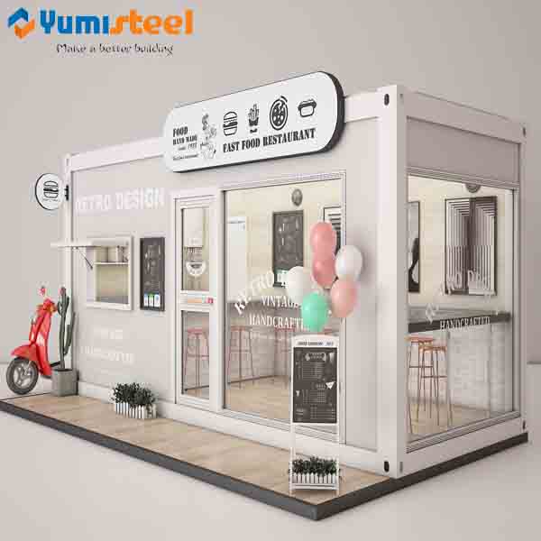 Affordable Modular Shipping Container House for Living/Store - Buy ...