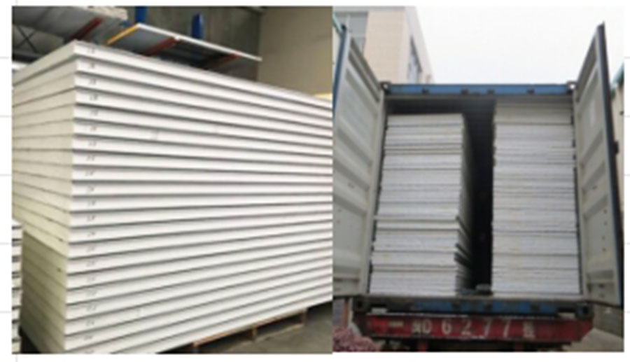 Waterproof EPS Sandwich Panels for Steel Warehouse Workshop Building ...