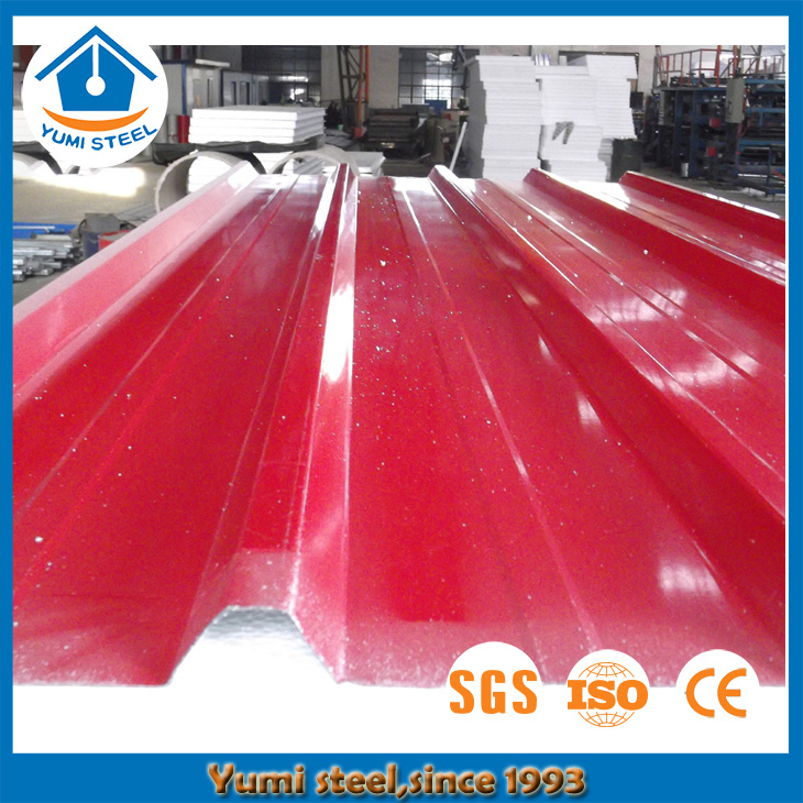 Color Coated Corrugated EPS Roof Sandwich Panel for Office Building ...