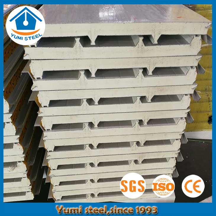 50mm PIR Sealing Rockwool Sandwich Panel Roof for Installing Solar ...
